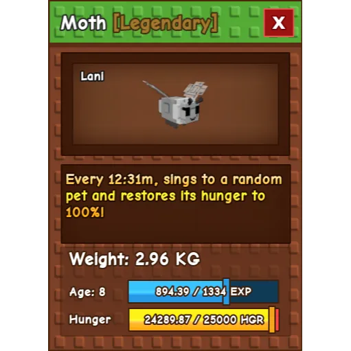 Moth [Grow A Garden] - Game Item - Gameflip