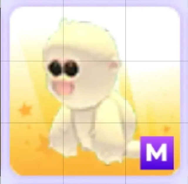 Mega Snow Monkey - Adopt Me Game Item - Gameflip