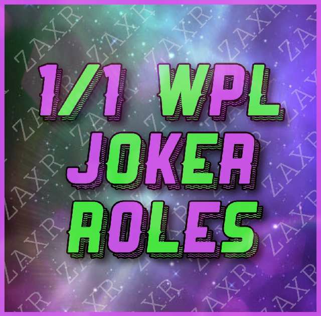 Bundle | 1/1 Wpl Joker Roles - Game Items - Gameflip