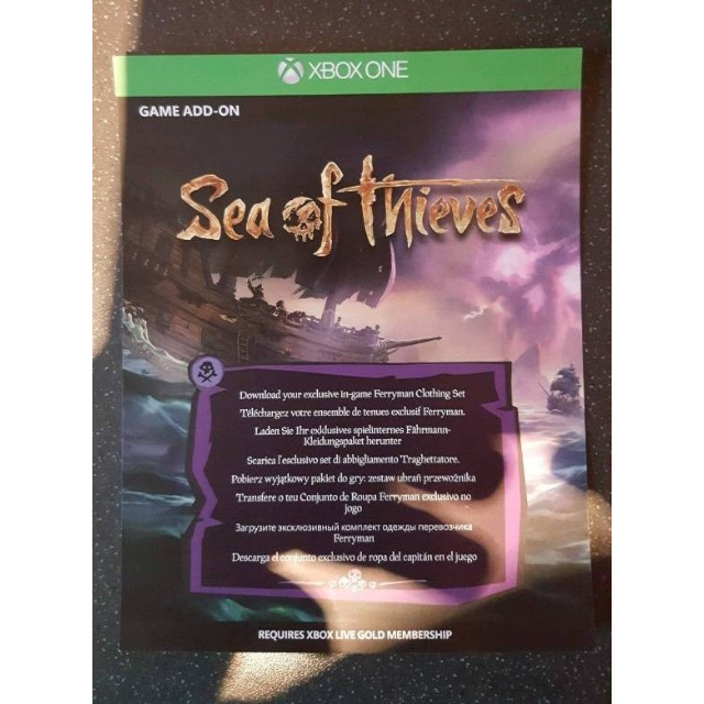 Sea of Thieves Ferryman DLC Clothing set Exclusive - Xbox One Game ...
