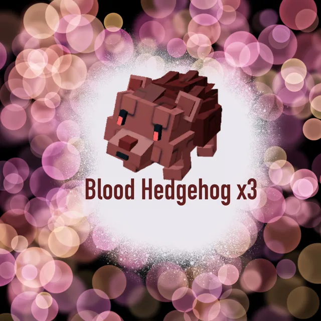 Blood Hedgehog - Grow a Garden Game Item - Gameflip