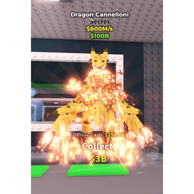 Dragon cannelloni 600m/s - Roblox Game Item - Gameflip