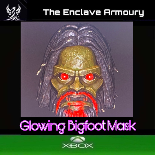 Glowing Bigfoot Mask - Fallout 76 Game Item - Gameflip