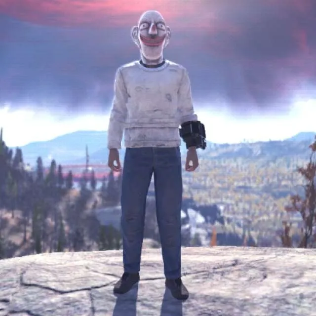 Clean Straight Jacket & Fasnacht Man - Fallout 76 Game Item - Gameflip