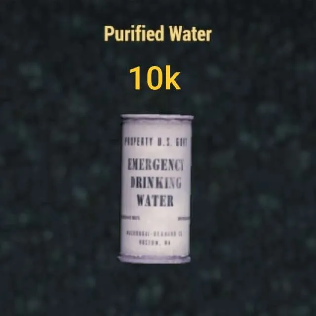 Aid | Purified Water - Fallout 76 Game Items - Gameflip