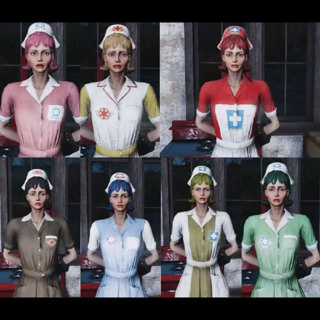 Apparel | Asylum Uniform Set - Fallout 76 Game Items - Gameflip