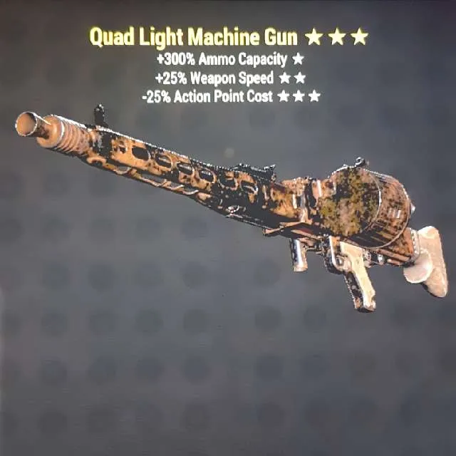 Q2525 Light Machine Gun - Fallout 76 Game Items - Gameflip