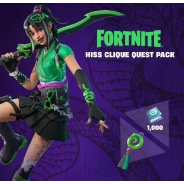 Fortnite - Hiss Clique Quest Pack - XBox One Game - Gameflip