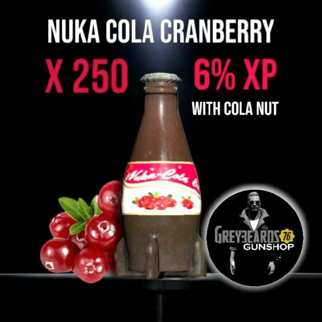 Nuka Cola Cranberry - Fallout 76 Game Items - Gameflip
