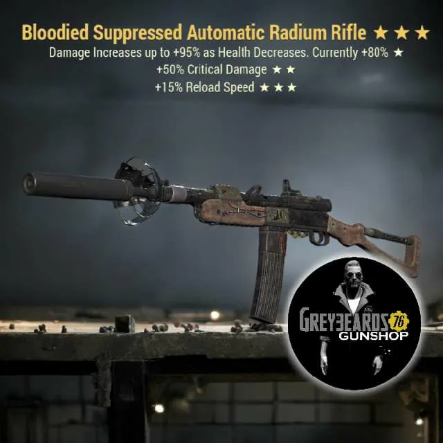 B50C 15R Radium Rifle - Fallout 76 Game Items - Gameflip