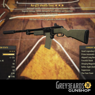 Weapon | Q25 Stealth The Fixer - Game Items - Gameflip