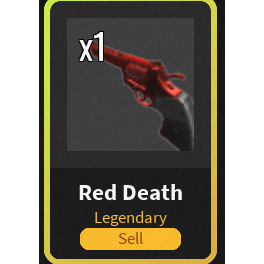 Da Hood Red Death revolver - Game Items - Gameflip