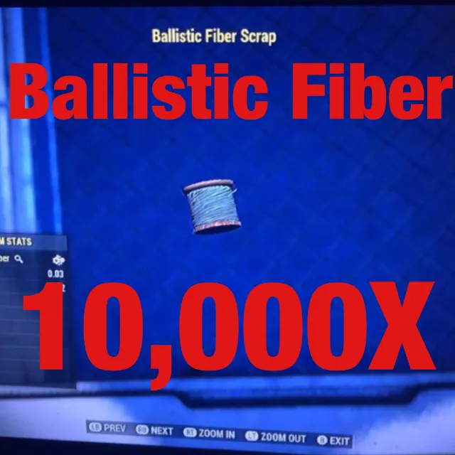 Ballistic Fiber - Fallout 76 Game Item - Gameflip