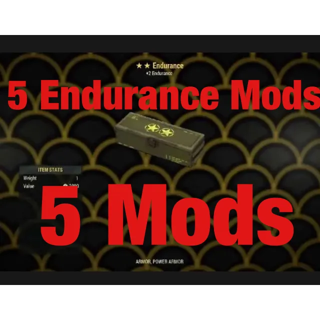 Endurance Mod - Silver Game Item - Gameflip