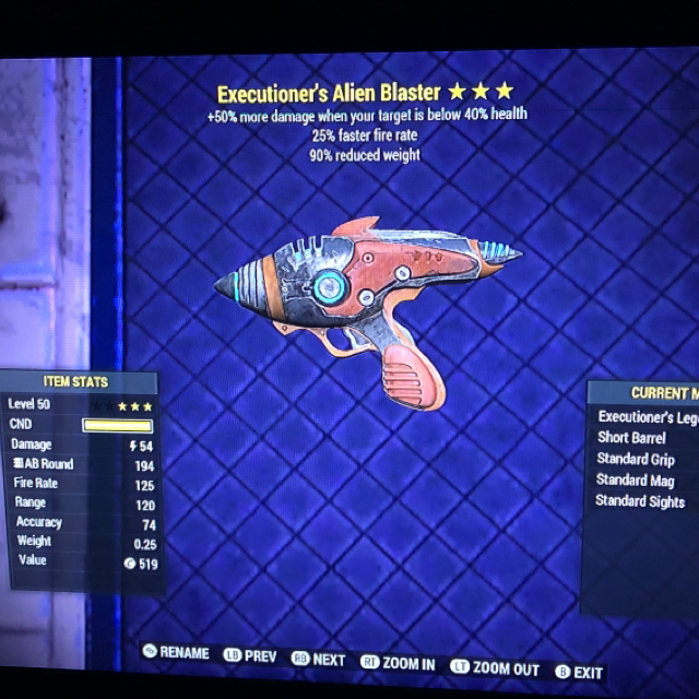 Weapon | Ex2590 Alien Blaster - Game Items - Gameflip