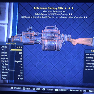 Weapon | AAE Railway Rifle - Game Items - Gameflip