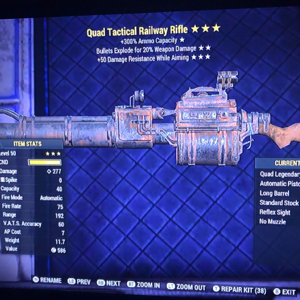 Weapon | QE 50 Railway Rifle - Game Items - Gameflip