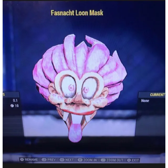 Loon Mask - Fallout 76 Game Items - Gameflip