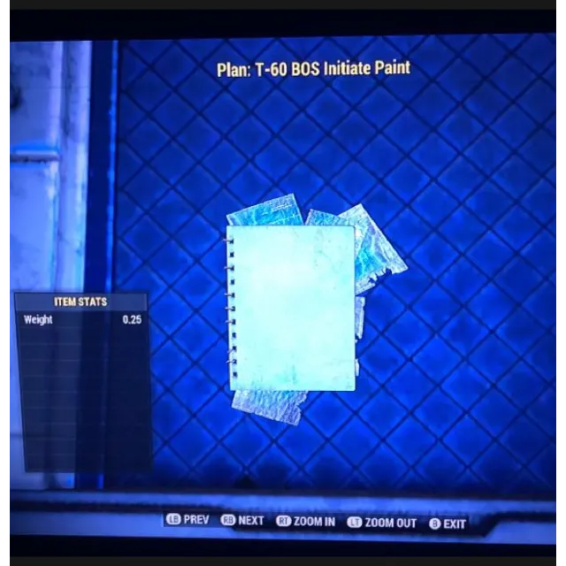 T-60 BOS Initiate Paint - Fallout 76 Game Items - Gameflip