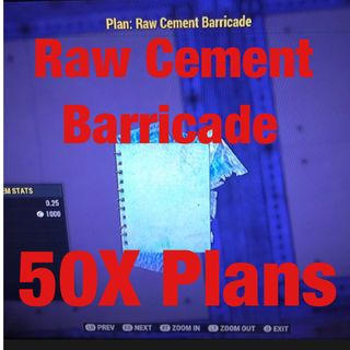 Raw Cement Barricade - Game Items - Gameflip