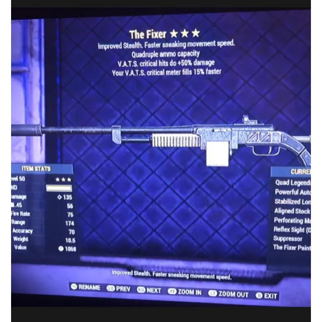 Q5015 Fixer - Fallout 76 Game Items - Gameflip