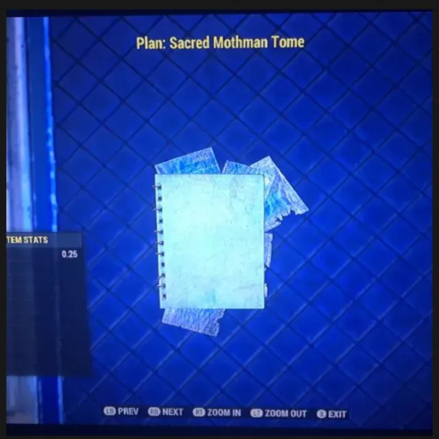 Sacred Mothman Tome - Fallout 76 Game Item - Gameflip