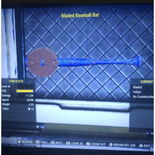 Indigo Baseball Bat - Game Items - Gameflip