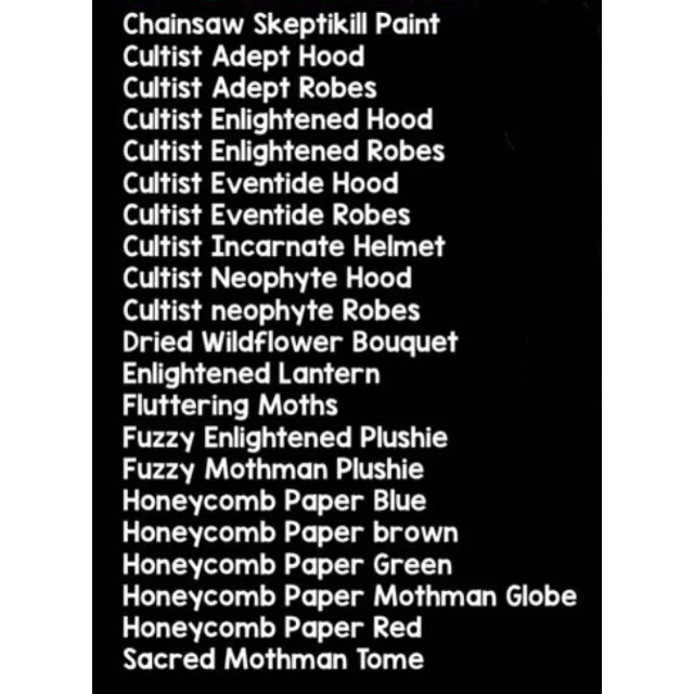 Mothman Equinox Bundle - Silver Game Item - Gameflip