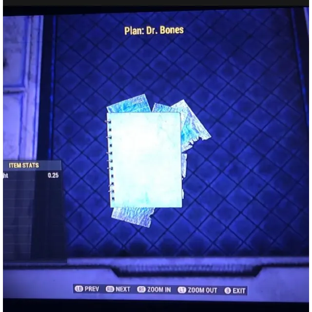 Dr. Bones - Fallout 76 Game Items - Gameflip