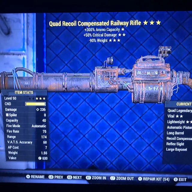 Weapon | Q5090 Railway Rifle - Game Items - Gameflip