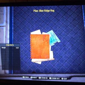 Plan | Blue Ridge Rug - Game Items - Gameflip