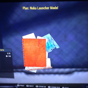 Plan | Nuka Launcher Model - Game Items - Gameflip