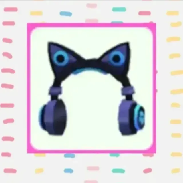 Blue Cat Ear Headphones - Game Item - Gameflip