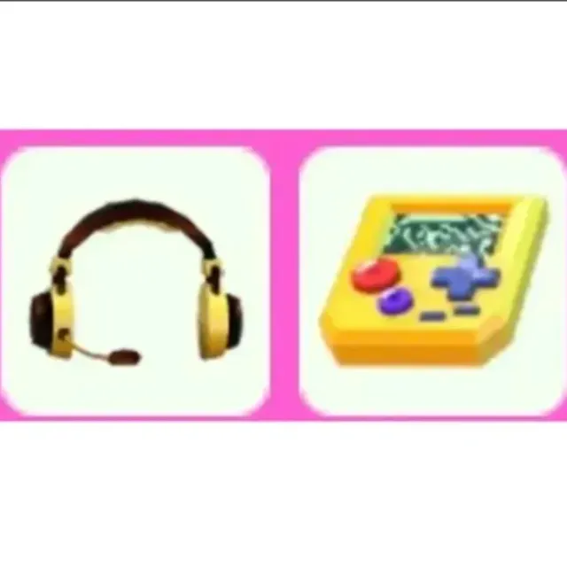 Golden Headset/Handheld - Roblox Game Item - Gameflip