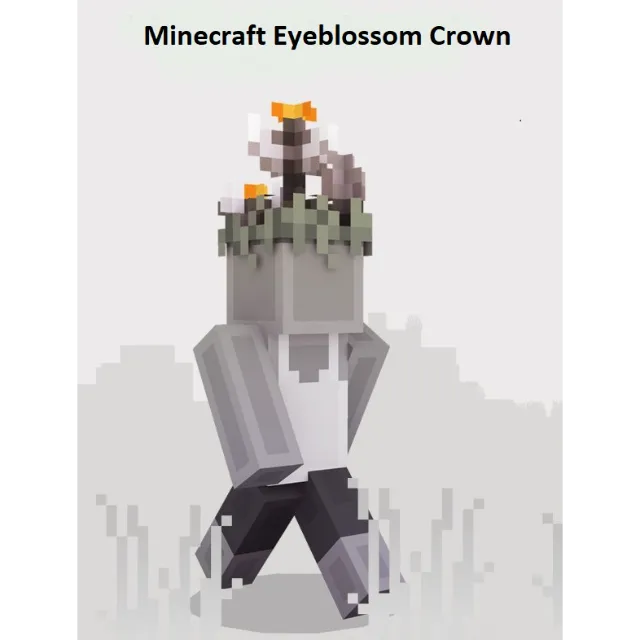 Minecraft Eyeblossom Crown [Bedrock Edition] - Other Game Item - Gameflip