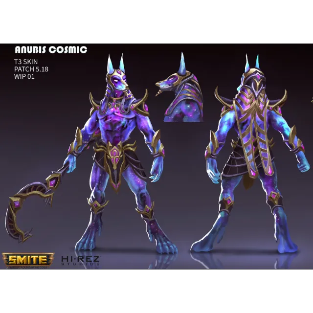 🔑🌐SMITE [PC/PS4/Xbox/Switch] Cosmic Power Anubis Skin - Other Games - Gameflip