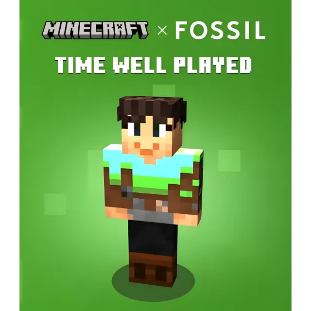 Minecraft Fossil Collab Time Well Played - Other Game Item - Gameflip