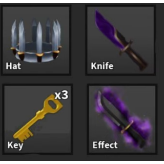 🔑🌐Roblox [DLC] Murder Mystery 2 - Knife Crown - Other Games - Gameflip