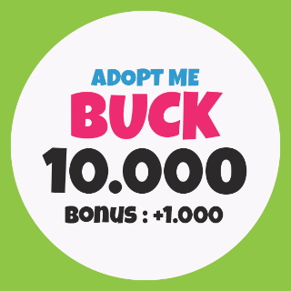 Adopt Me 10,000 Bucks [AMC] - Game Items - Gameflip