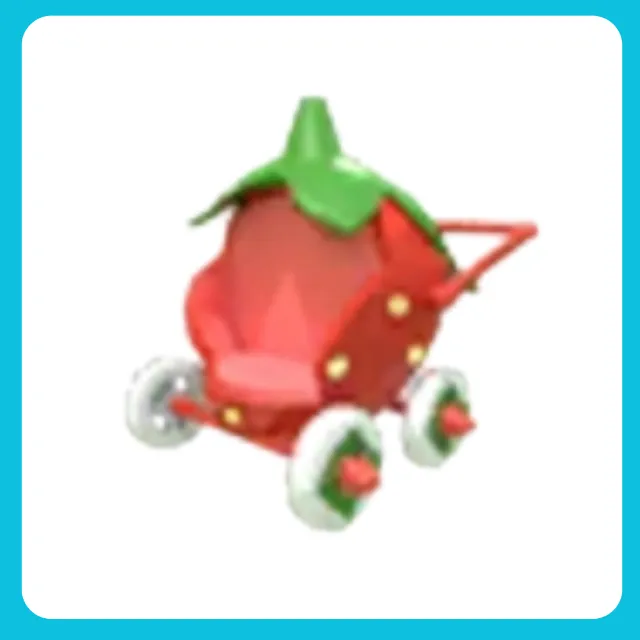 Strawberry Stroller - Adopt Me Game Item - Gameflip