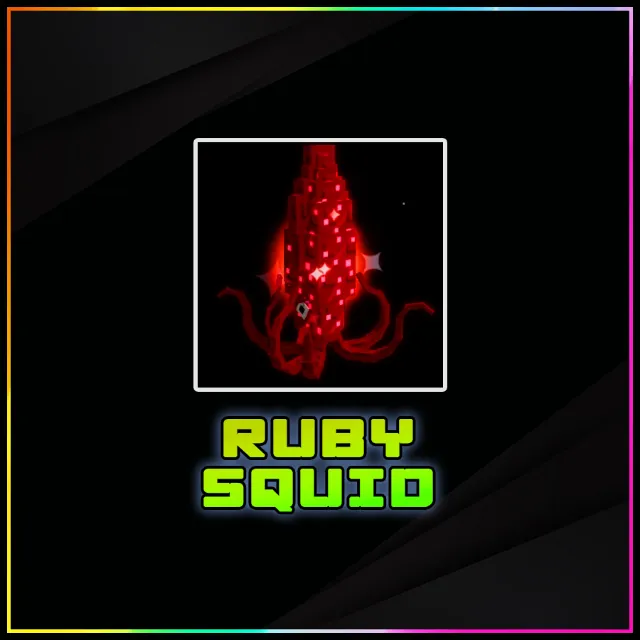Ruby Squid - Roblox Game Item - Gameflip