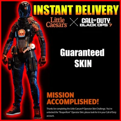 Call of Duty Black Ops 7 x Little Caesars ReaperRoni Operator Skin + 2 ...