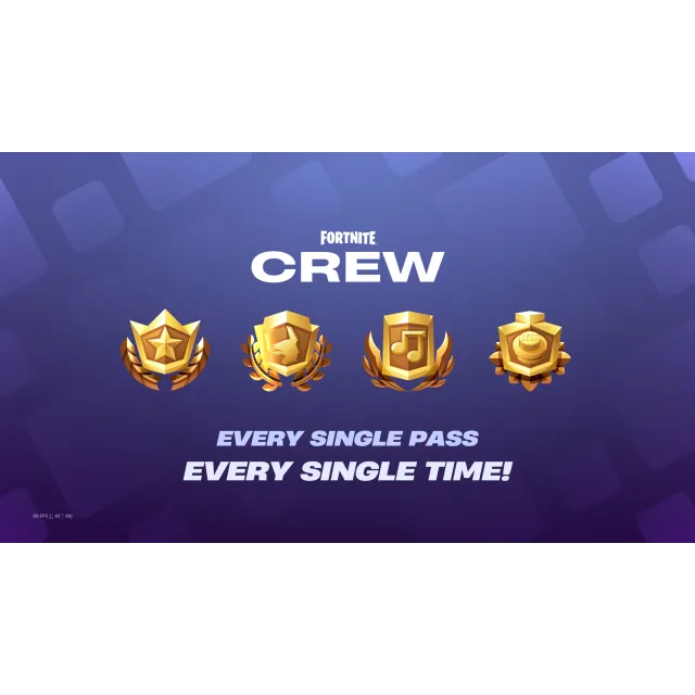 Fortnite Crew 1 Month + 1000 V-Bucks + All Fortnite Passes EPIC GAMES ...