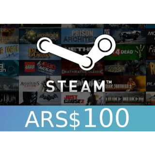 Steam Gift Card 100 ARS AR Activation Code - Steam Gift Cards - Gameflip