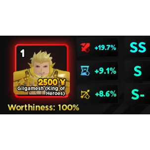 ANIME ADVENTURES SHINY GILGAMESH EVO - Anime Adventure Game Items ...