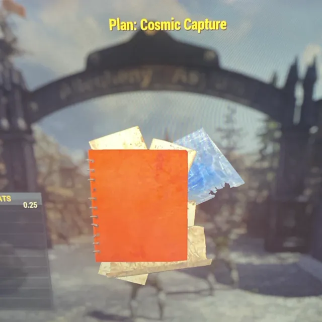 cosmic capture plan - Fallout 76 Game Item - Gameflip