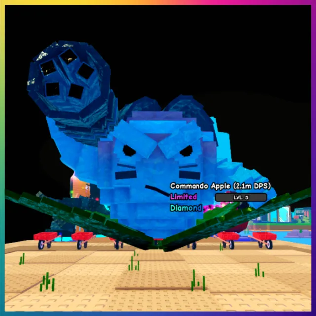 2M DPS Diamond Commando Apple - Plants vs Brainrots Game Item - Gameflip
