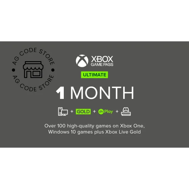 Xbox Game Pass Ultimate 1 Month Membership - US ONLY (NO STACKABLE ...