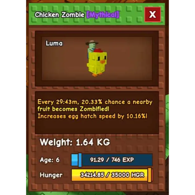 CHEAPEST CHICKEN ZOMBIE / CHICKEN JOCKEY | CHEAP PET GROW A GARDEN ...