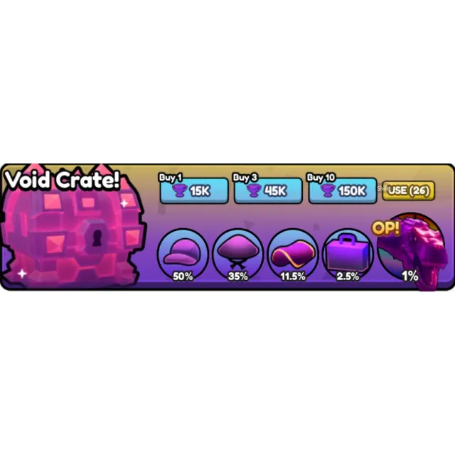 x50 Void Crate | Brainrot Evolution - Brainrot Evolution Game Item - Gameflip